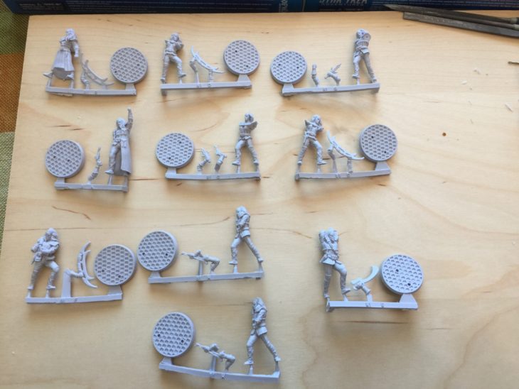 Star Trek Characters - Klingon Miniatures : Brent's Basement