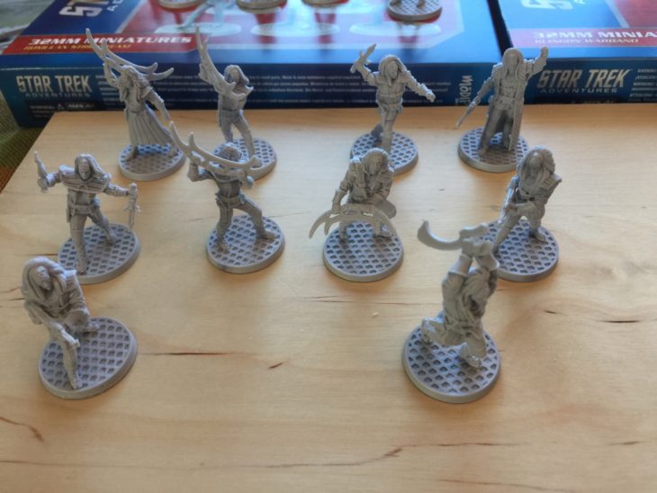 Star Trek Characters - Klingon Miniatures : Brent's Basement