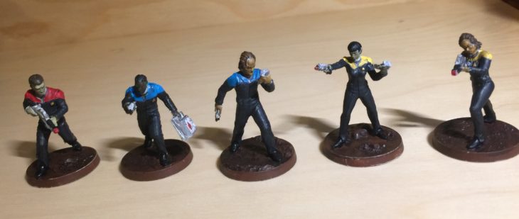Star Trek Characters - Next Gen Miniatures : Brent's Basement